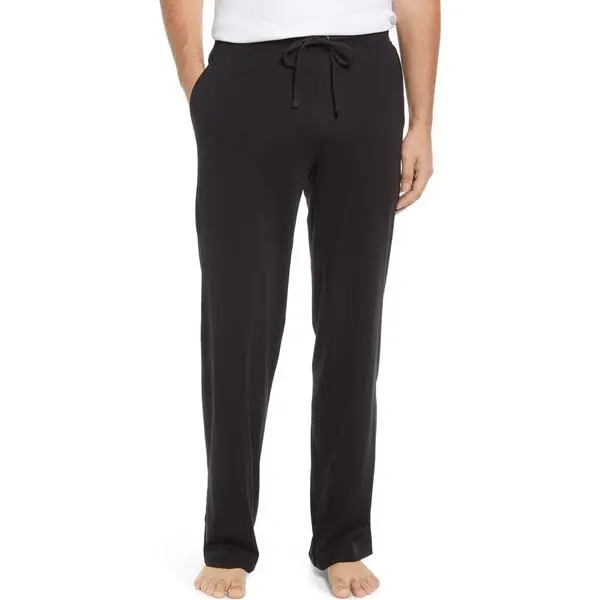 Daniel Buchler Peruvian Pima Cotton Lounge Pants - Black