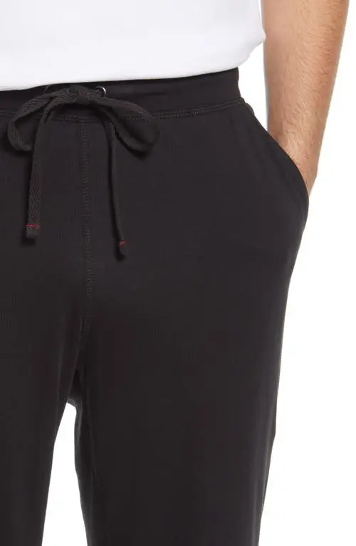 Daniel Buchler Peruvian Pima Cotton Lounge Pants - Black