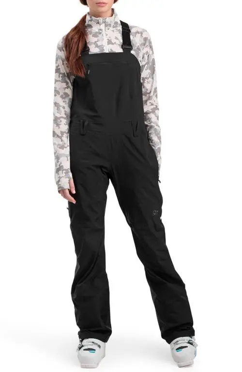 OUTDOOR RESEARCH Carbide Pertex® Shield Waterproof Bibs Snow Pants - Solid Black