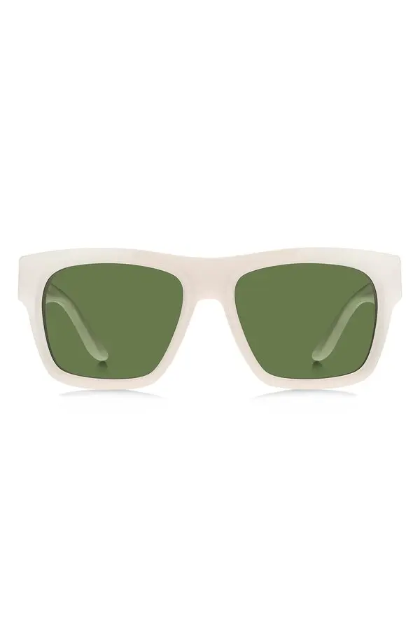 Givenchy 54mm Square Sunglasses In Ivory /Green In Ivory  display picture 3