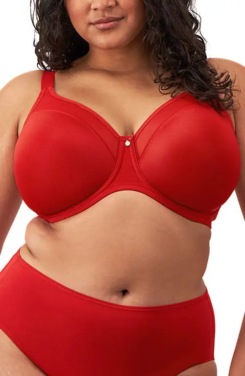 Elomi Smooth Underwire Bra - Haute Red