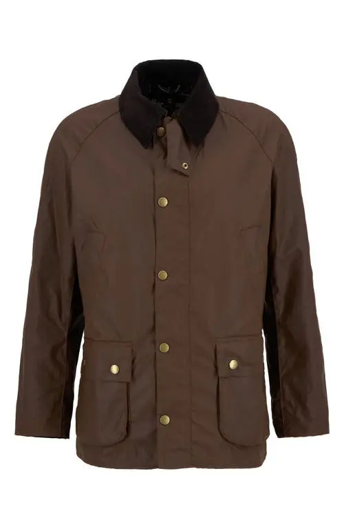 Barbour Ashby Waxed Cotton Jacket - Bark