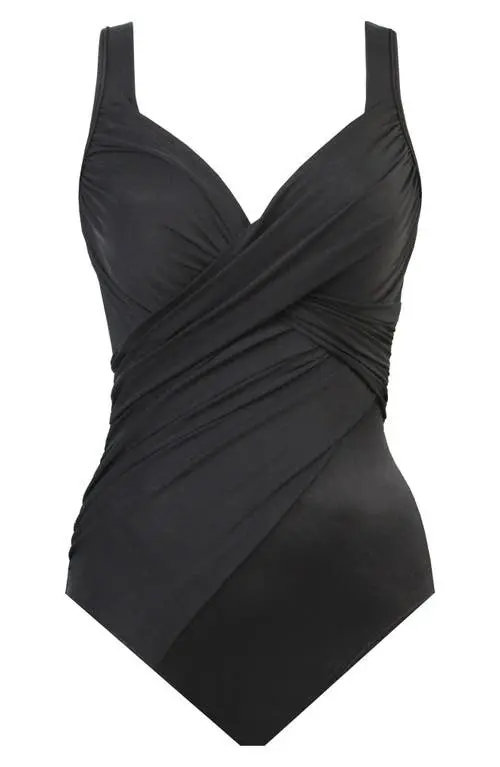Miraclesuit Rock Solid Revele One-piece Swimsuit - Black