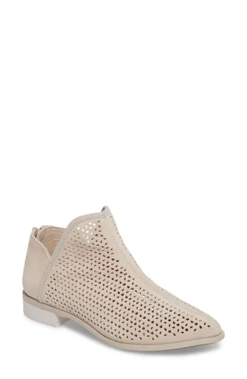 KELSI DAGGER BROOKLYN Alley Perforated Bootie - Wheat