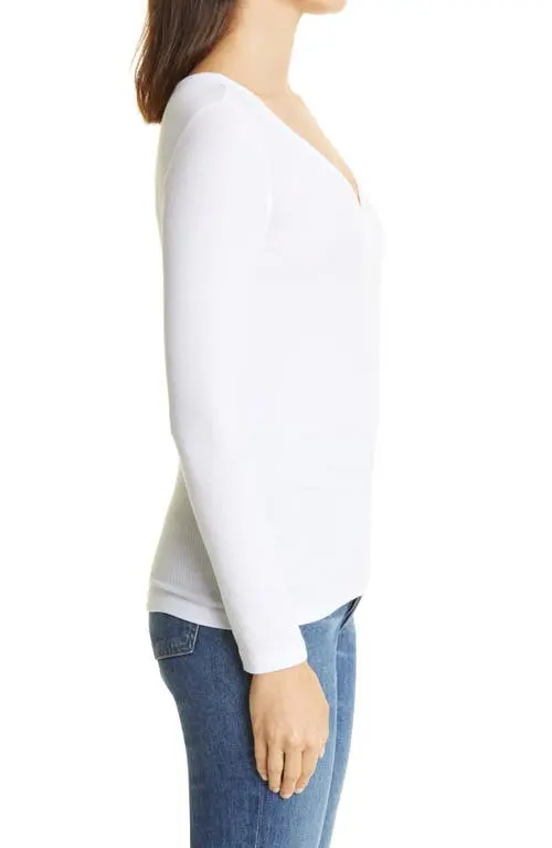 Ag Anita Henley Long Sleeve Blouse