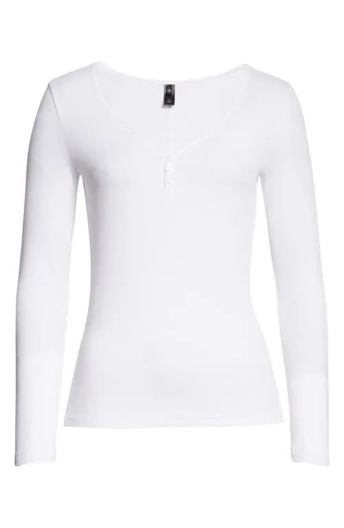 Ag Anita Henley Long Sleeve Blouse