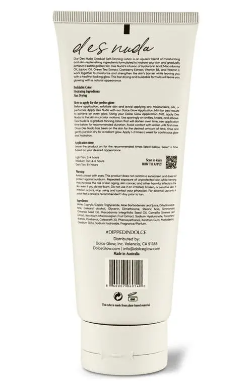 DOLCE GLOW BY ISABEL ALYSA Des Nuda Gradual Tanning Lotion