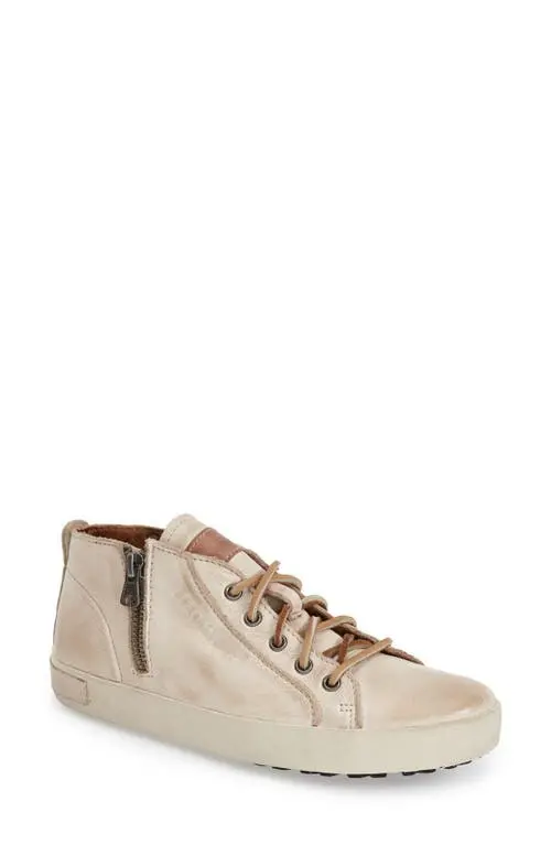 Blackstone Mid-cut Leather Sneaker - Stone