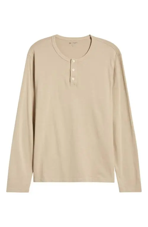 Ag Bryce Long Sleeve Henley Shirt - Dry Dust