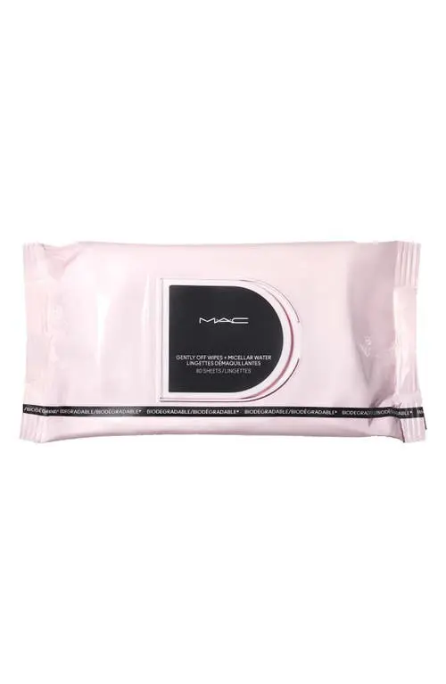 MAC COSMETICS Gently Off Wipes + Micellar Water Makeup Remover Wipes - No Color