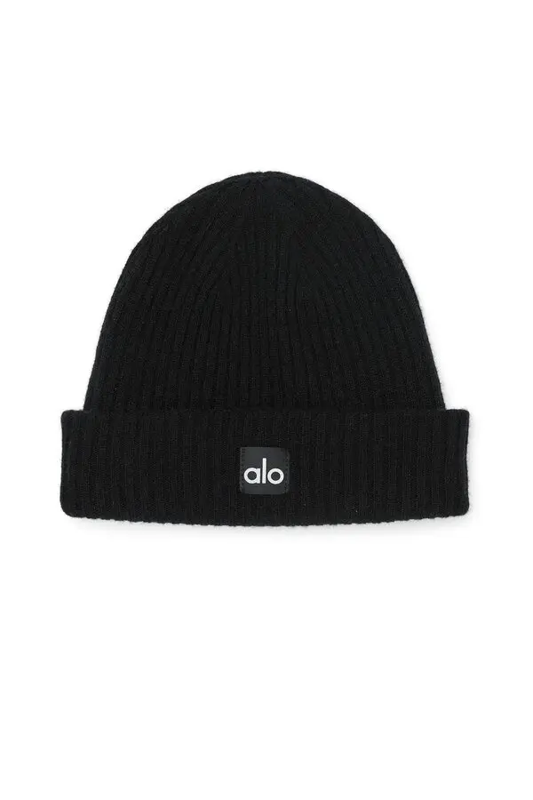 Alo Yoga Cashmere Beanie - Black