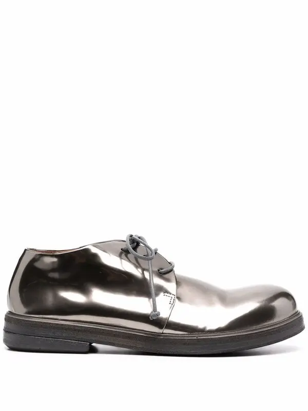 Marsèll Leather Metallic-effect Oxford Shoes