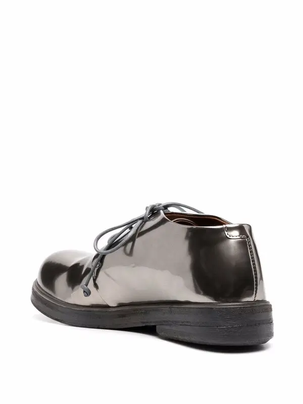 Marsèll Leather Metallic-effect Oxford Shoes