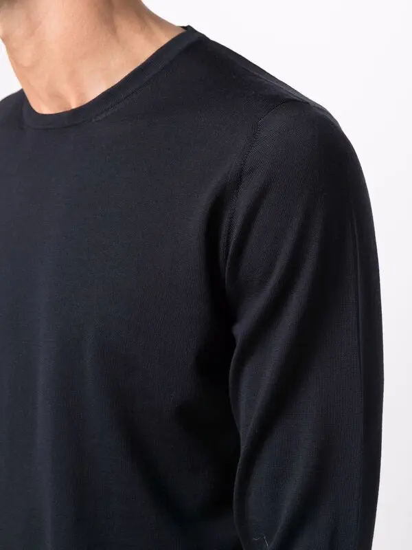 GOES BOTANICAL Crew-neck Knit Jumper - Blue