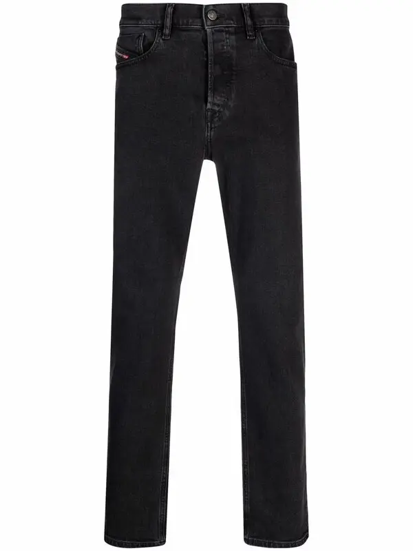 DIESEL® D-fining Tapered Denim Jeans - Black