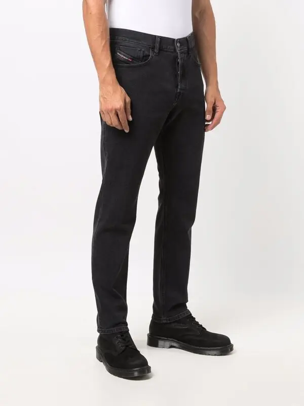 DIESEL® D-fining Tapered Denim Jeans - Black