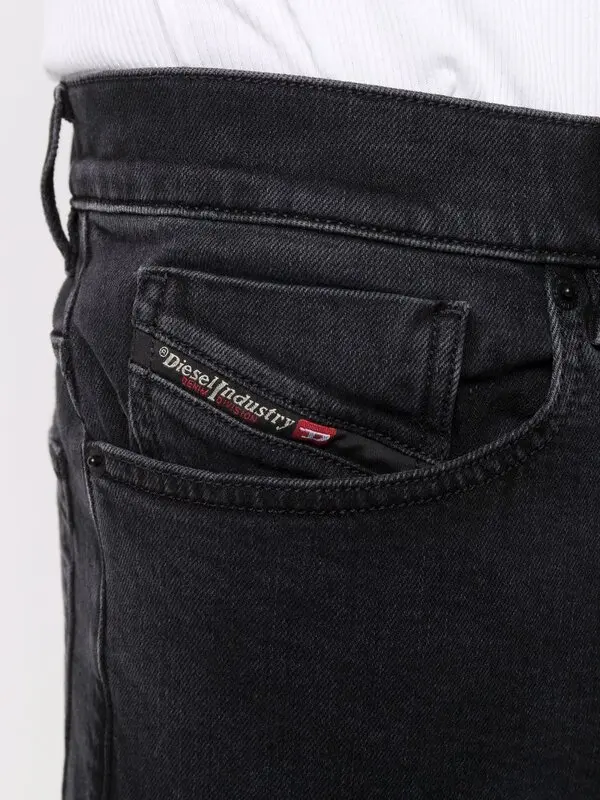 DIESEL® D-fining Tapered Denim Jeans - Black