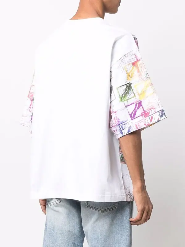 We11Done Graphic Logo-print Cotton T-shirt