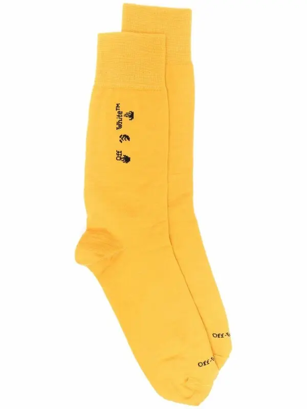 Off-White Hands Off Logo Socks