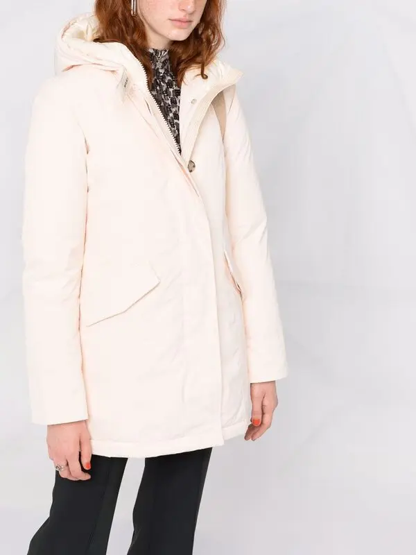 Woolrich Padded Short Coat - Neutrals