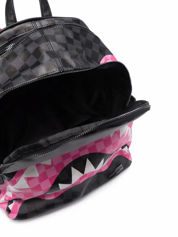 SPRAYGROUND Sharks In Candy Faux-leather Backpack