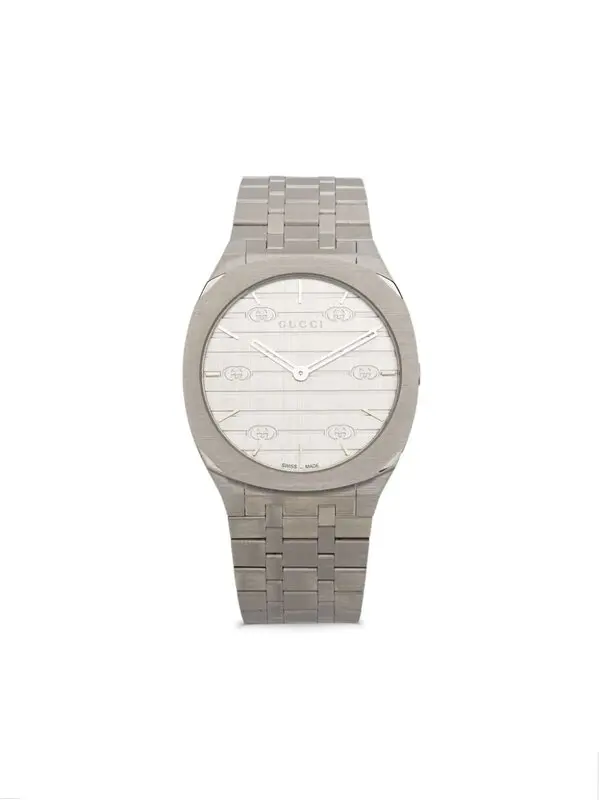 Gucci 25h 34mm Watch - Silver