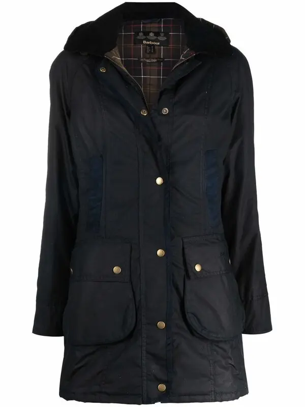 Barbour Hooded Cotton Parka Coat
