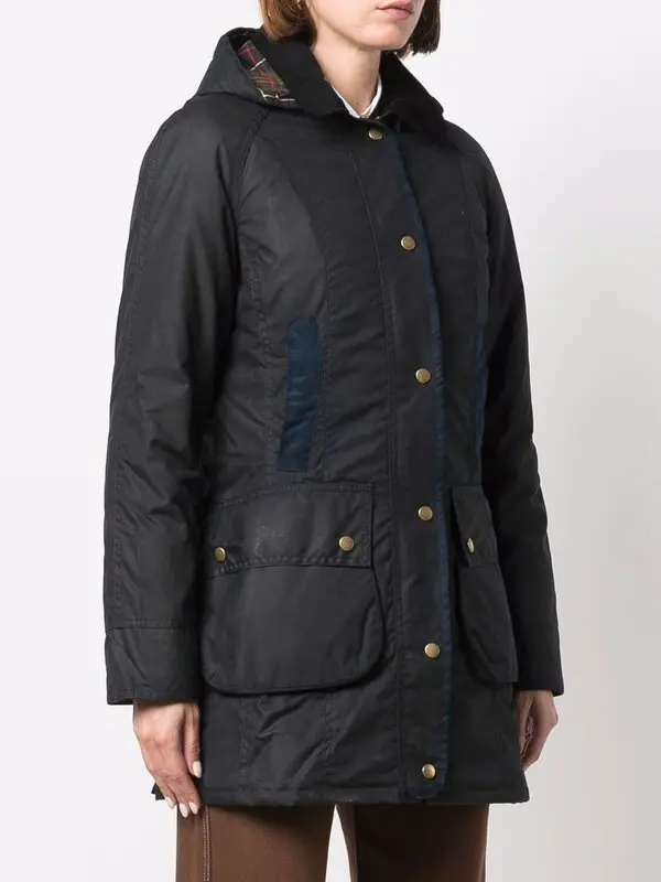 Barbour Hooded Cotton Parka Coat