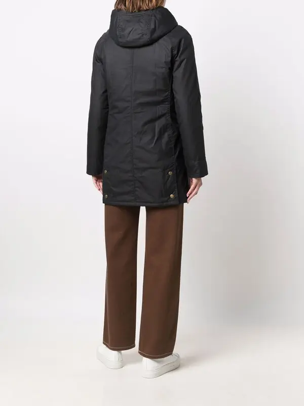 Barbour Hooded Cotton Parka Coat