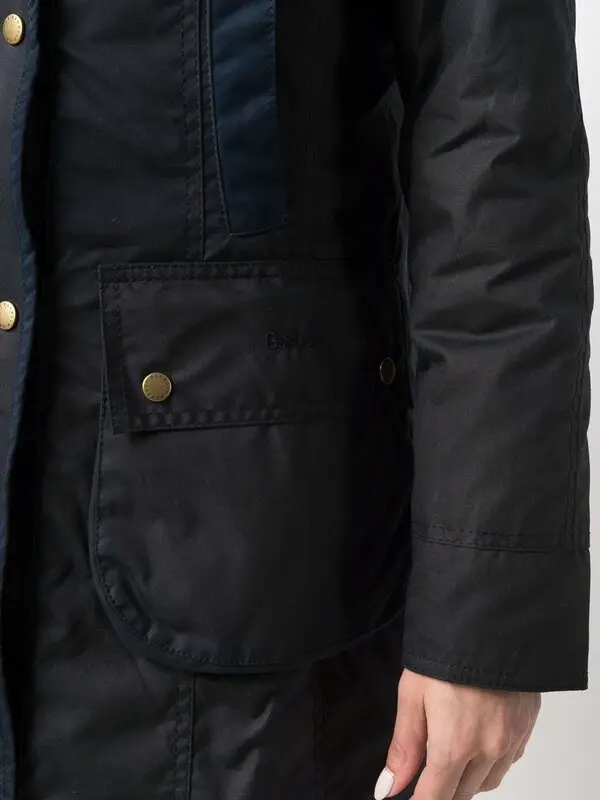 Barbour Hooded Cotton Parka Coat