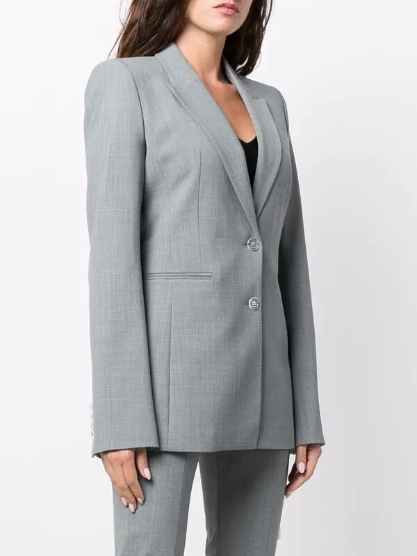 Off-White Text-print Tailored Blazer