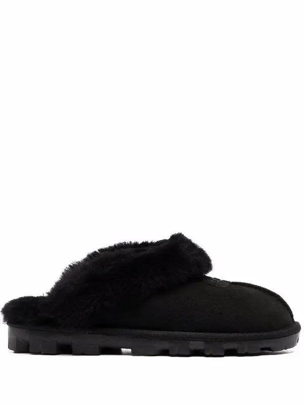 UGG Logo-patch Slippers