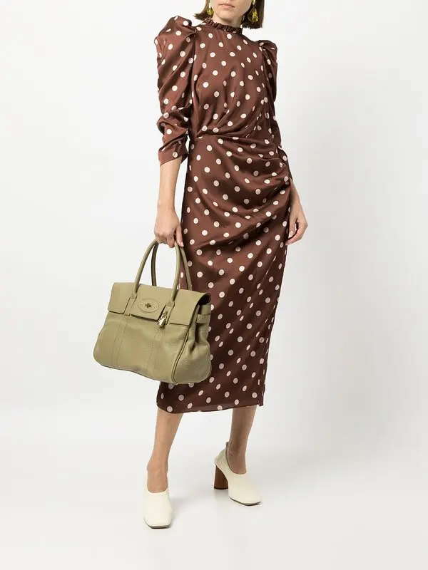 Mulberry Bayswater Heavy Grain Padlock Bag