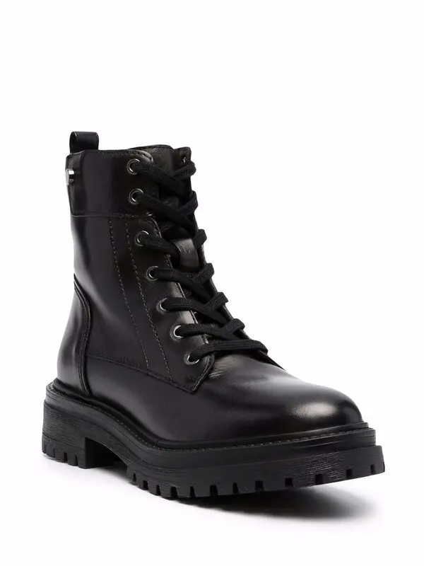 Geox Leather Lace-up Boots