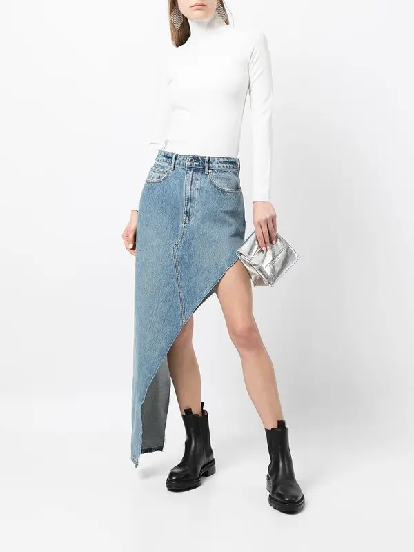 Alexander Wang Logo Jacquard Trim Top