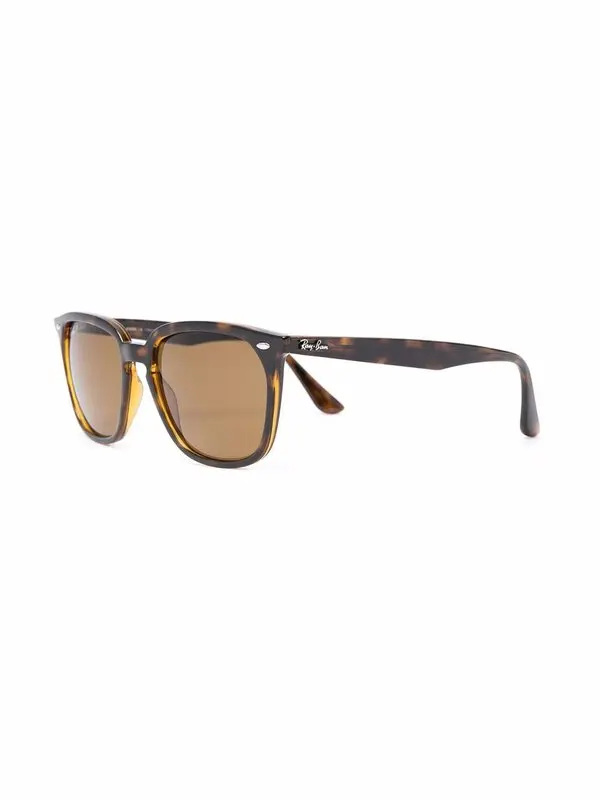 Ray-ban Tortoiseshell-effect Square Sunglasses