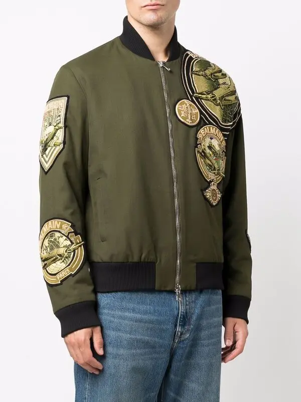 Balmain Multi-badge Pilot Jacket