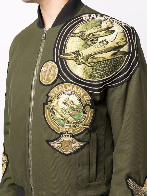 Balmain Multi-badge Pilot Jacket