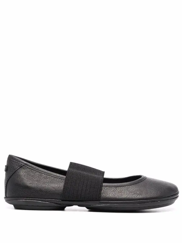 Camper Flat Ballerina Shoes - Black
