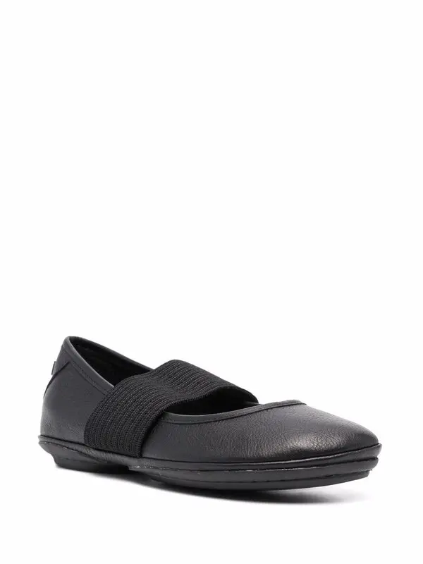 Camper Flat Ballerina Shoes - Black