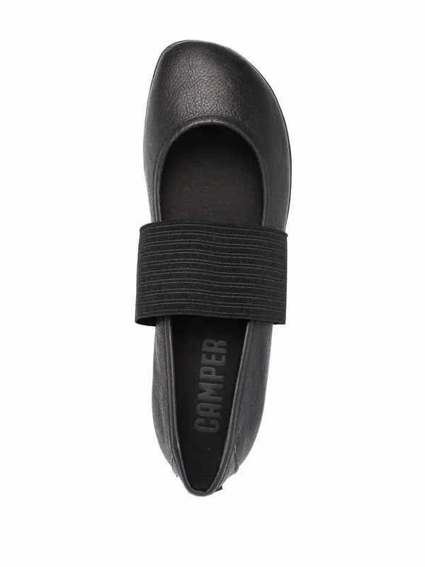 Camper Flat Ballerina Shoes - Black