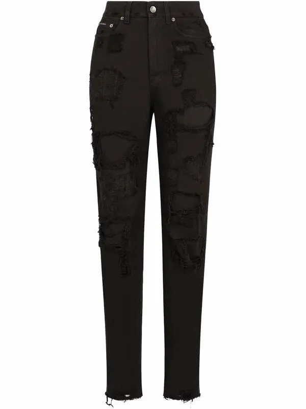 Dolce & Gabbana Distressed Boyfriend Jeans