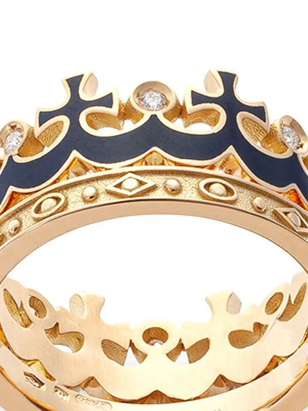 Dolce & Gabbana 18k Yellow Royal Diamond Ring