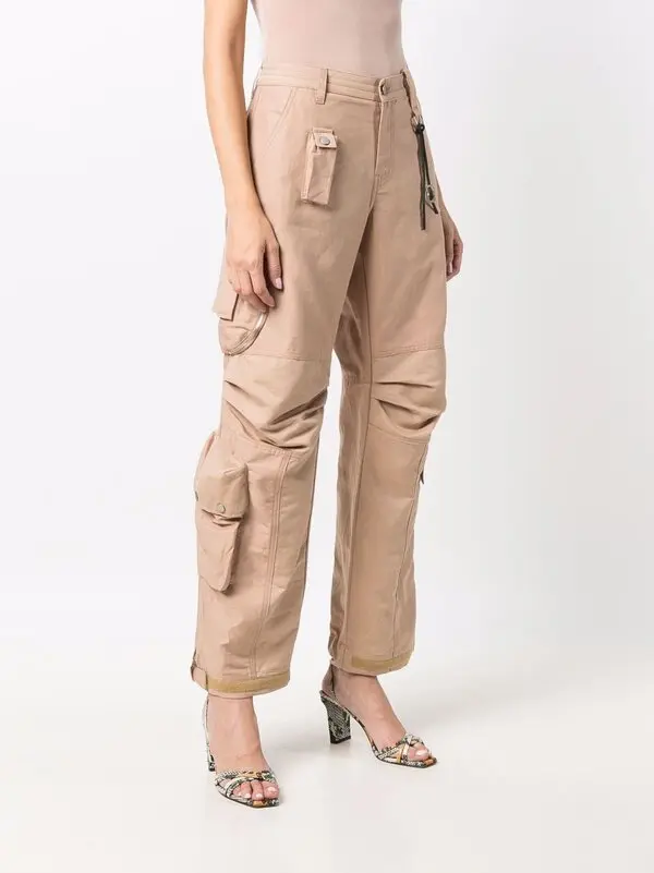 DIESEL® Cotton-linen Twill Cargo Pants
