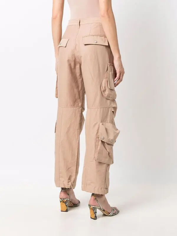 DIESEL® Cotton-linen Twill Cargo Pants