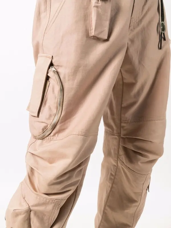 DIESEL® Cotton-linen Twill Cargo Pants