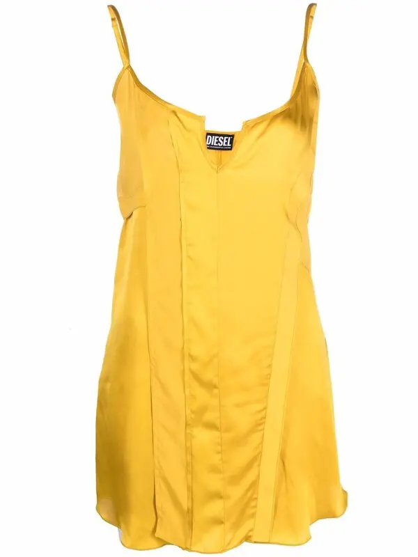 DIESEL® Panelled Satin Slip Dress
