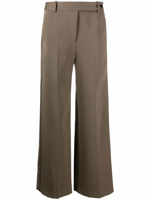 3.1 Phillip Lim Wide-leg Side-stripe Trousers