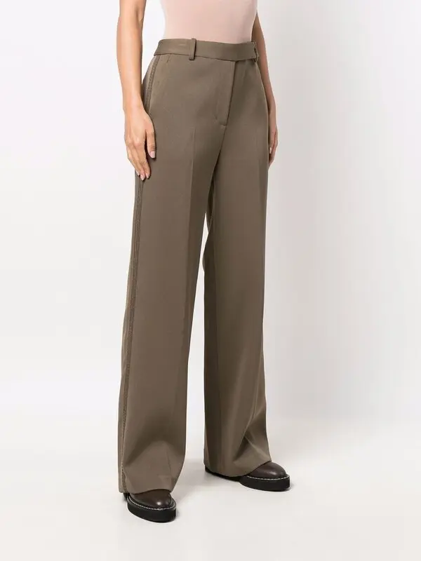 3.1 Phillip Lim Wide-leg Side-stripe Trousers