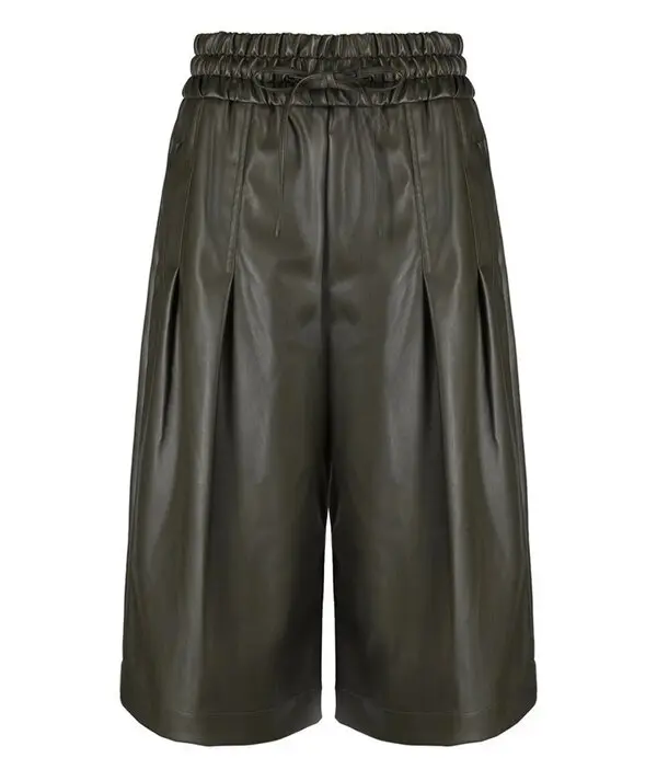 3.1 Phillip Lim Vegan Leather Box-pleat Culottes